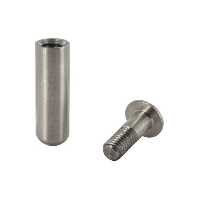 3/8in Dia x 1in Barrel Length | Satin Stainless Finish | Premium Secure ...