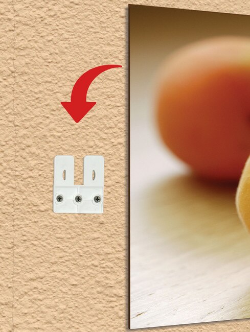 4-1/4in H x 3-7/8in W x 3/8in Proj | White Invisible Panel Fastener ...