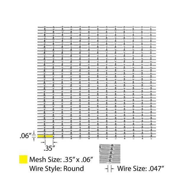 Stainless Steel Wire Mesh Sheet 3ft x 4ft | SWM-46