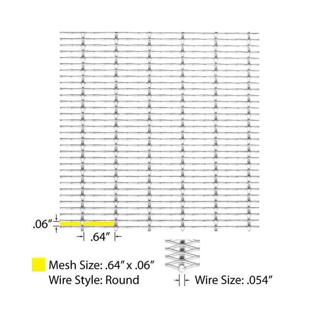 Stainless Steel Wire Mesh Sheet 3ft x 4ft | SWM-56