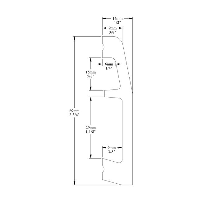 Orac Decor | Duropolymer Polystyrene Baseboard Moulding | Primed White ...