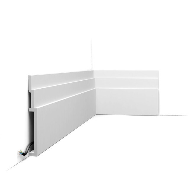 Orac Decor | Duropolymer Polystyrene Baseboard Moulding | Primed White ...