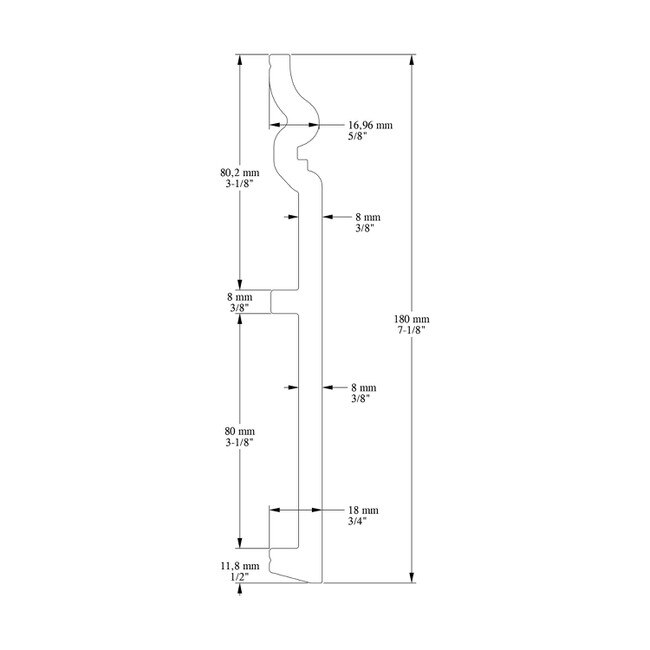 Orac Decor | Duropolymer Polystyrene Baseboard Moulding | Primed White ...