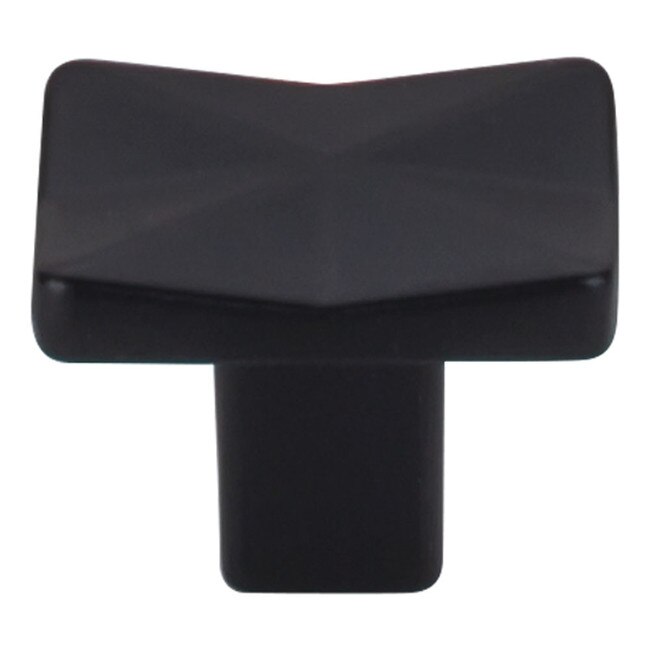 Quilted Knob 1 1/4" Flat Black
