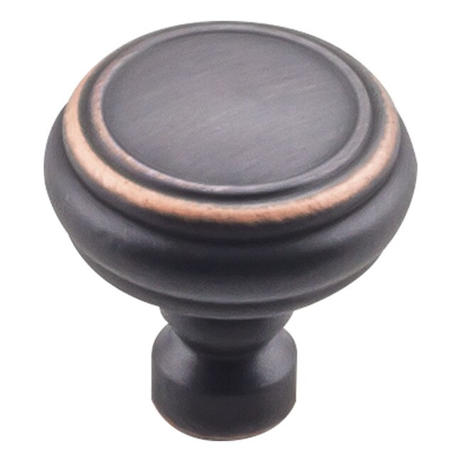 Brixton 1-1/4" Rimmed Knob Zinc Alloy Umbrio Finish