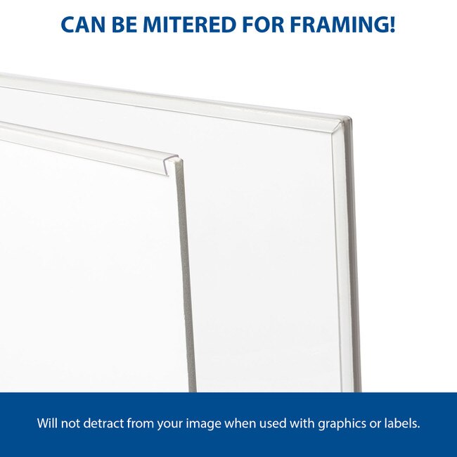 Clear Plastic U Channel Moulding 1/4in | P2743