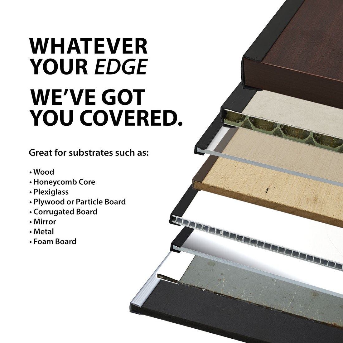 1/4in | Rigid Styrene | U Channel Moulding | R104-588 Series