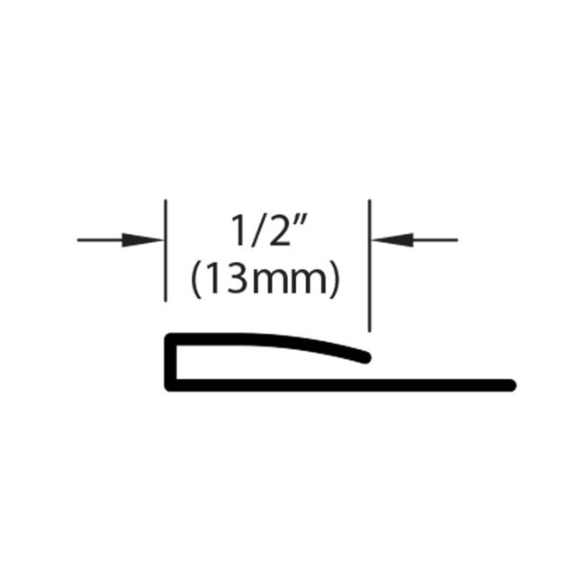 8' Long Vinyl Top Cap for for Wall Coverings