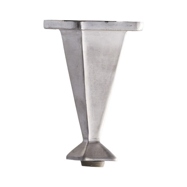 Cast Aluminum Furniture Leg 5-1/2in H | WGL-150-CHR | Outwater