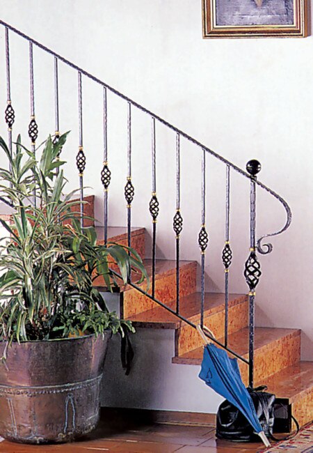 Mtl 1/2" Sq. X 47"H Wrought Iron Classic Balusters