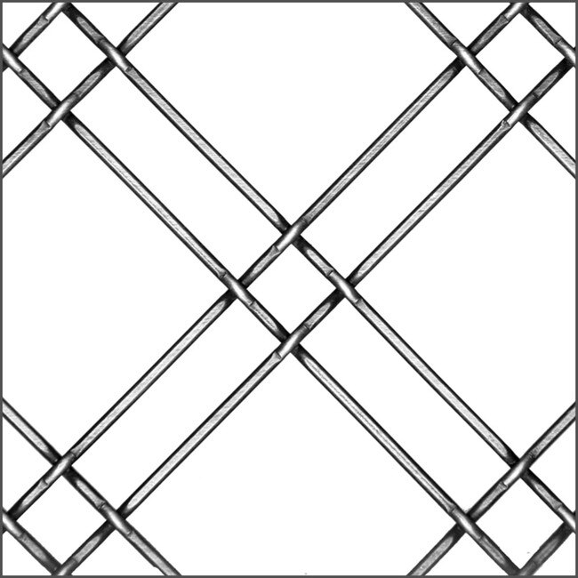Round Press Crimp | Woven Wire Grille | WWG-41538P by Kent Design